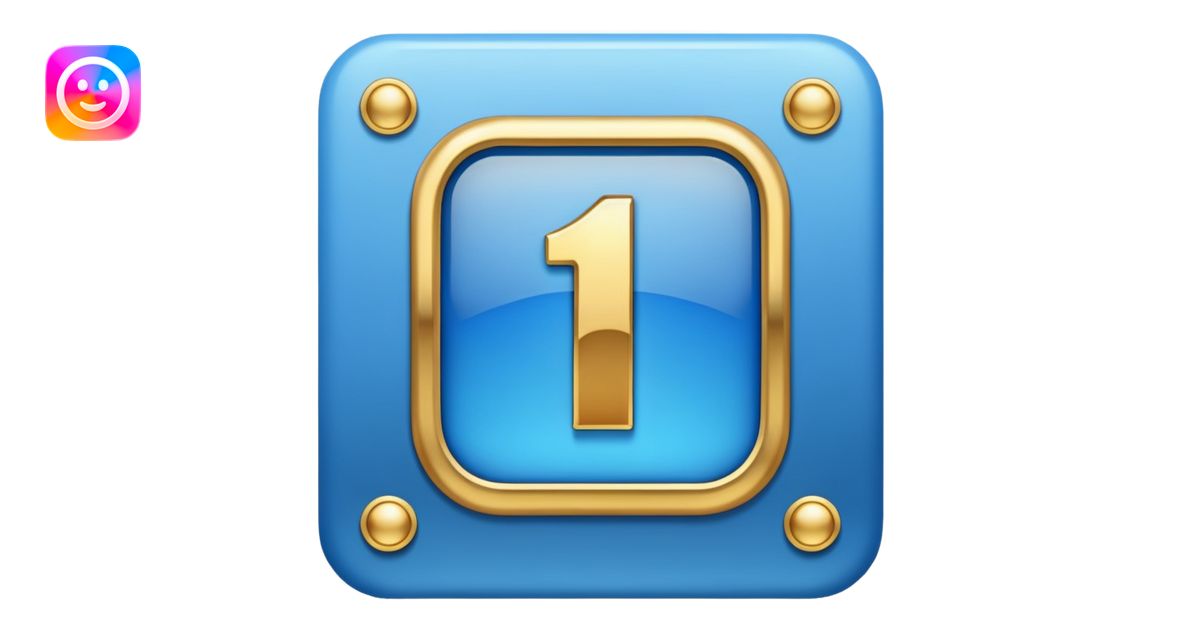 Make a square icon for a paid subscription, blue with gold and the ...