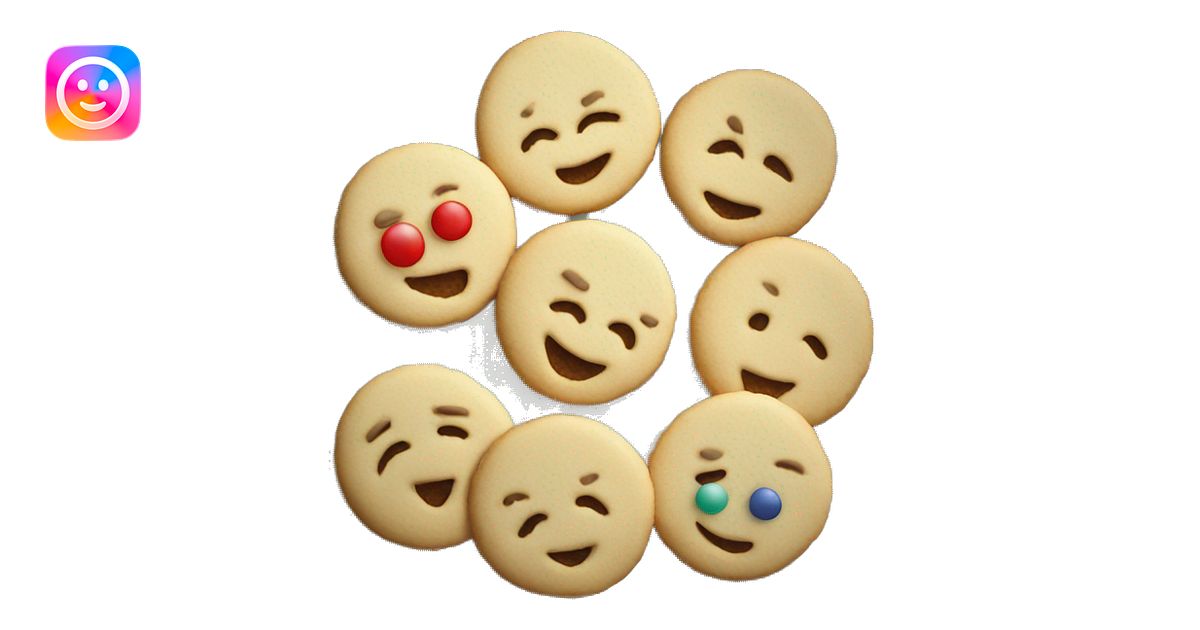 Plate of Christmas sugar cookies emoji | AI Emoji Generator