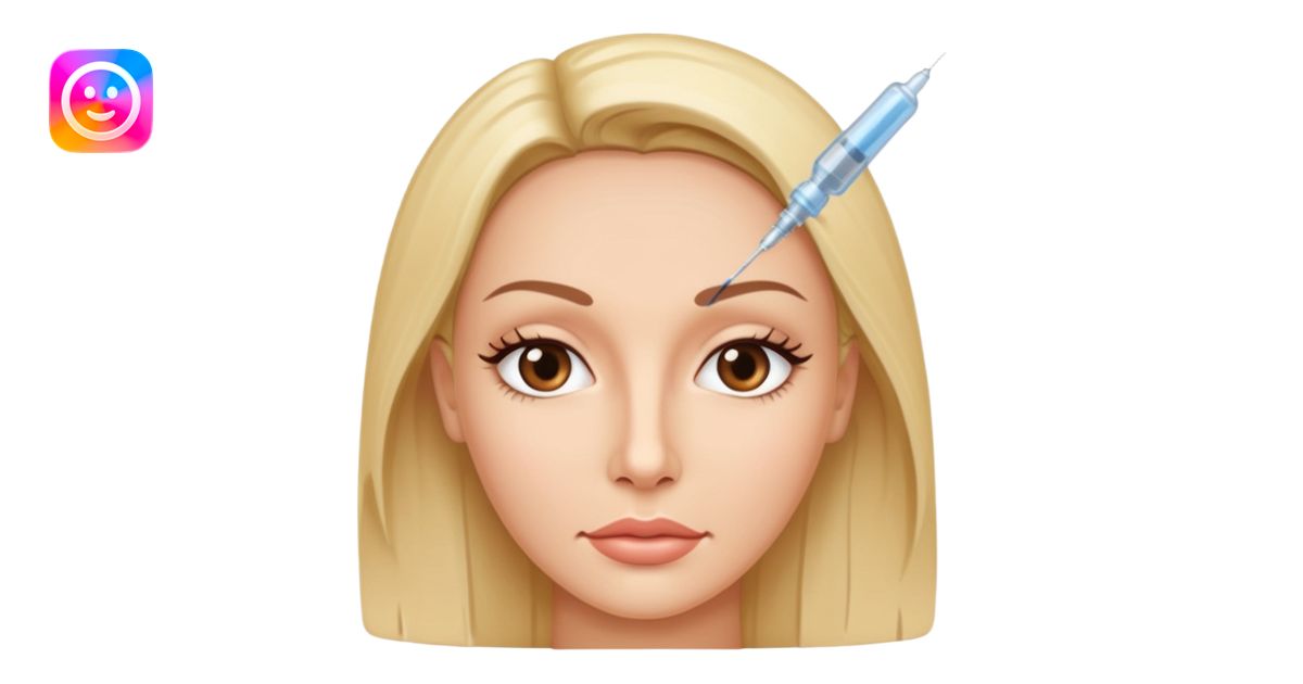 botox injection in the face emoji | AI Emoji Generator