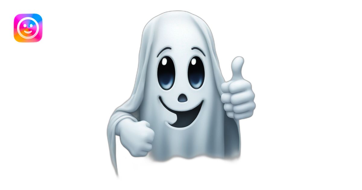 ghost thumbs up emoji | AI Emoji Generator