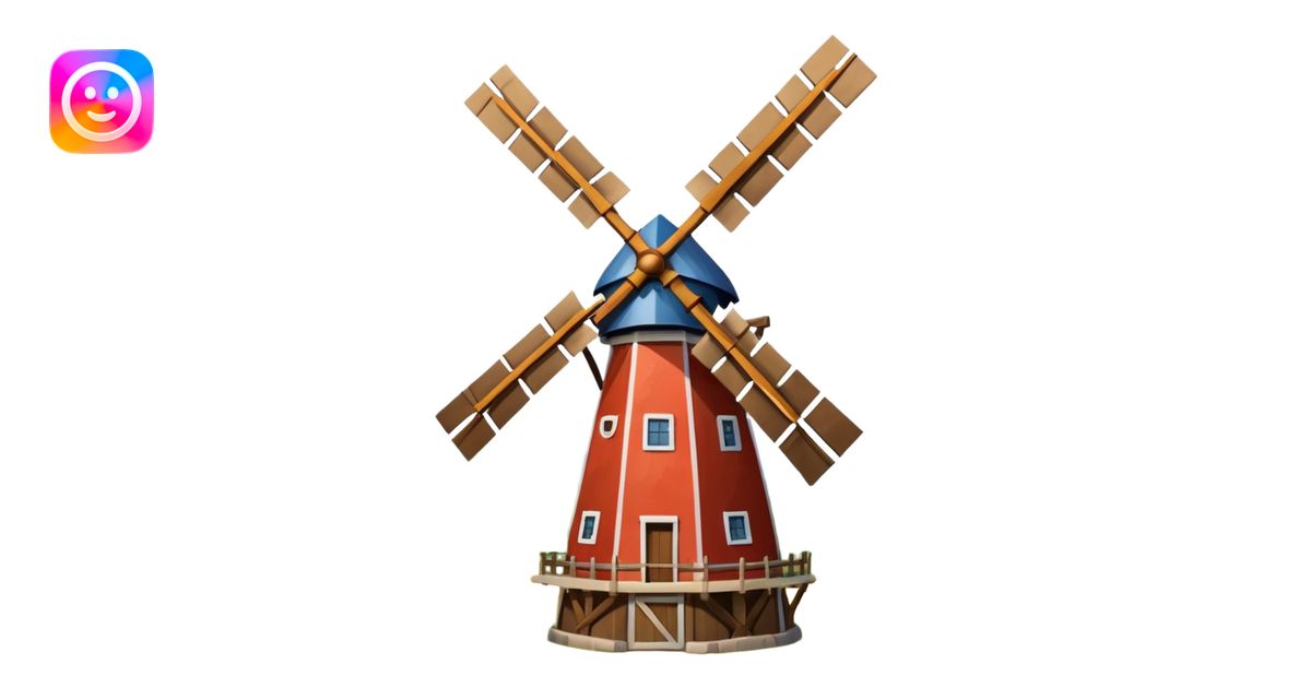 Windmill emoji | AI Emoji Generator