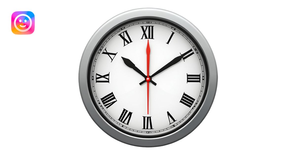 analog clock emoji | AI Emoji Generator