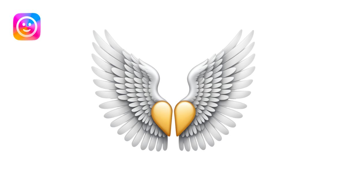 angel wings emoji | AI Emoji Generator