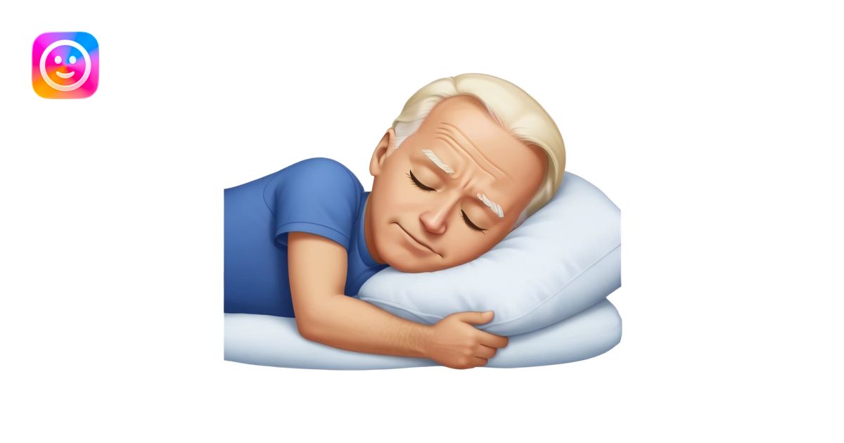 cUTE Joe Biden sleeping emoji | AI Emoji Generator