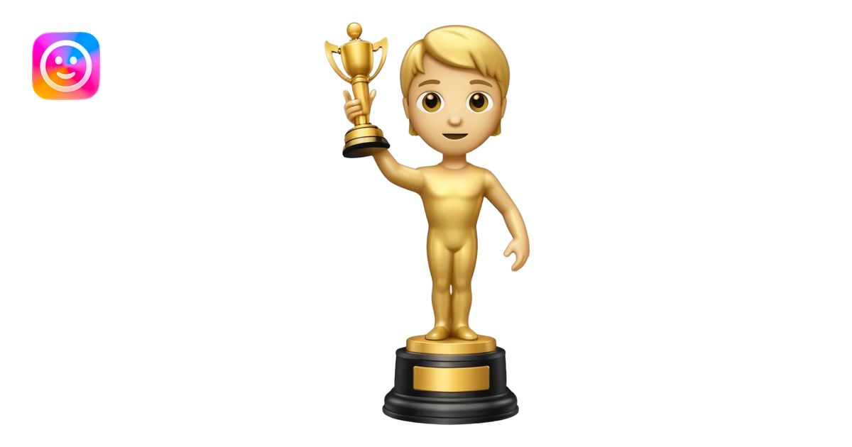 Oscar trophy emoji | AI Emoji Generator