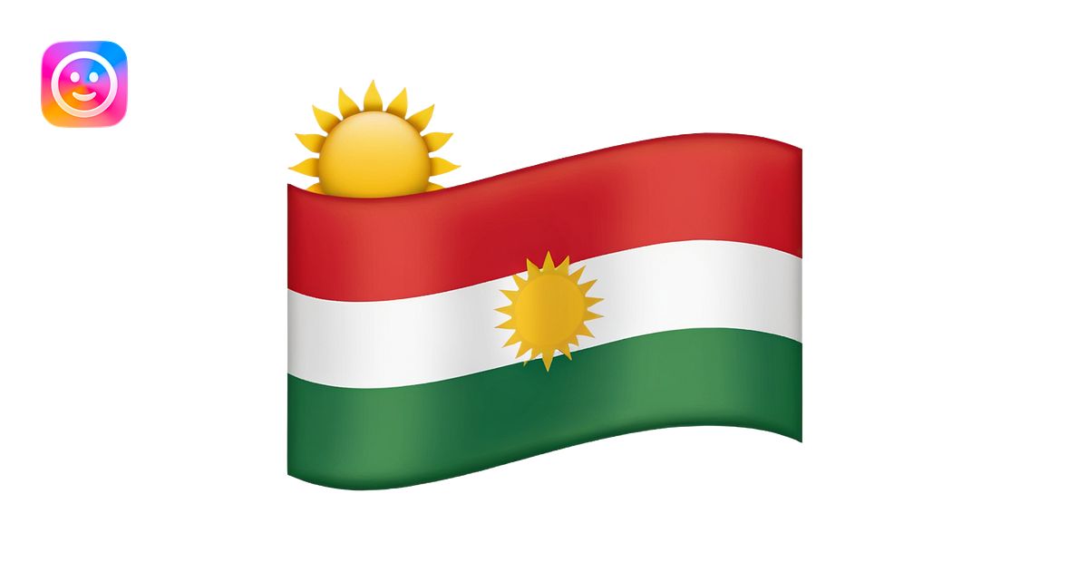 kurdistan flag emoji | AI Emoji Generator