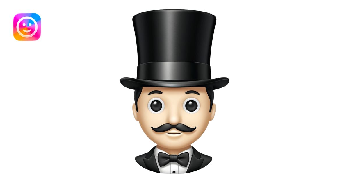 monopoly top hat emoji | AI Emoji Generator