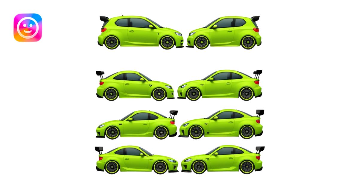 Emoji pack for R2 motorsport company, drift builds, motorsport parts ...