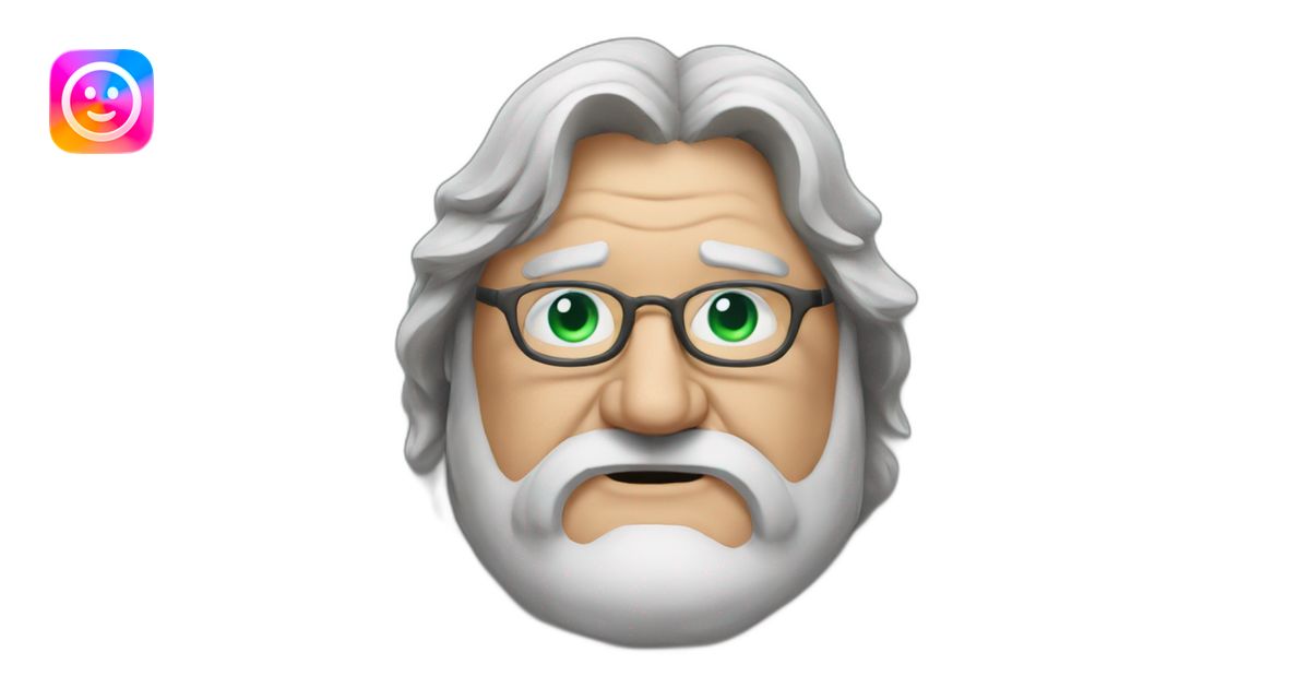 gabe newell face emoji | AI Emoji Generator