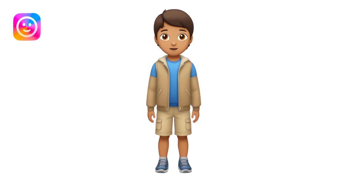 kinder kid full body emoji | AI Emoji Generator