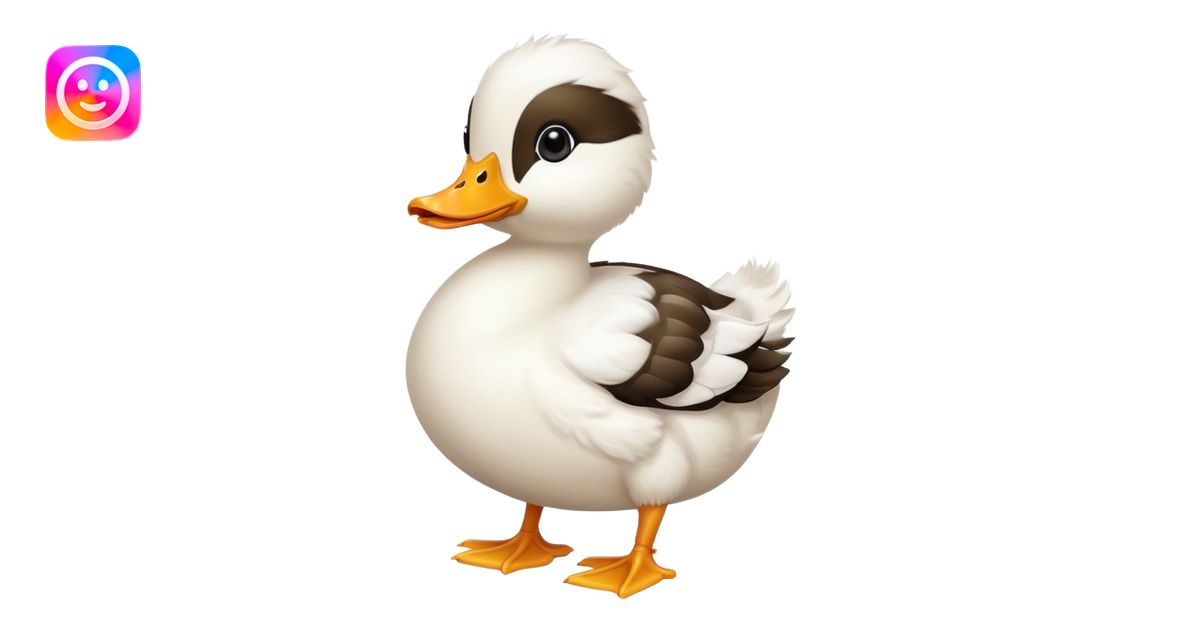 baby white duck emoji | AI Emoji Generator
