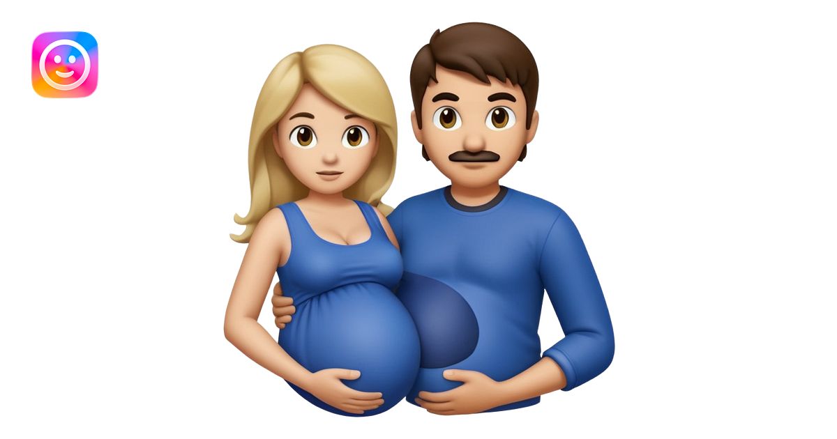 pregnant mario with belly being held by sonic emoji | AI Emoji Generator