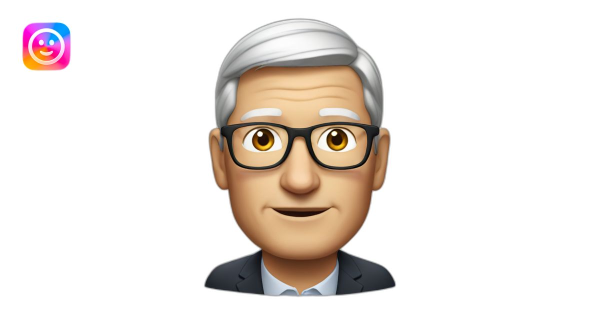 Apple CEO Tim Cook emoji | AI Emoji Generator