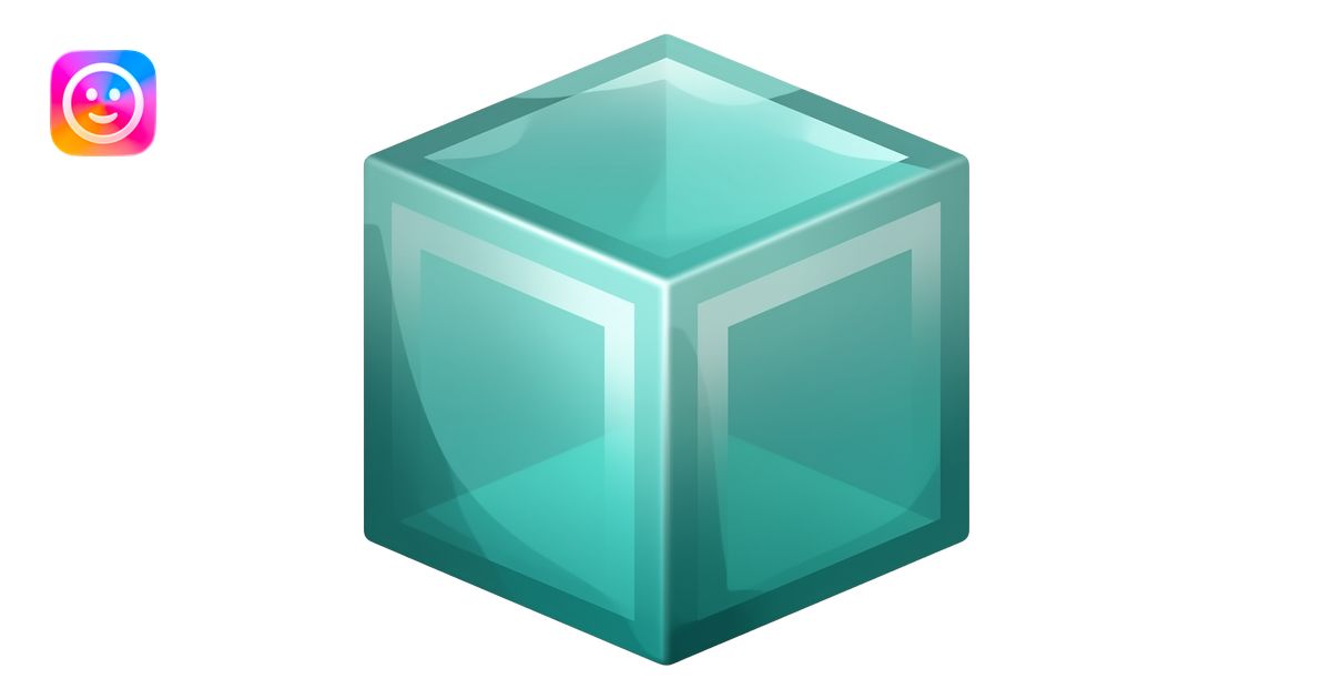 Minecraft Diamond Block 3d image with exact like minecraft with no ...