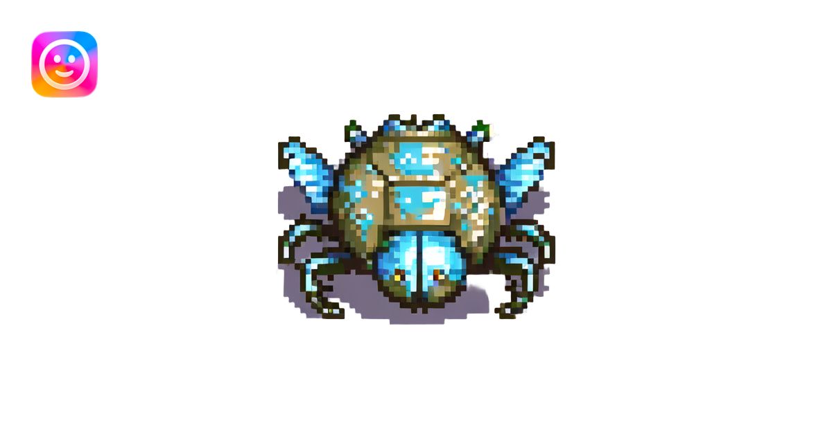 a sand flea, pixel art style, retro video game sprite illustration | AI ...