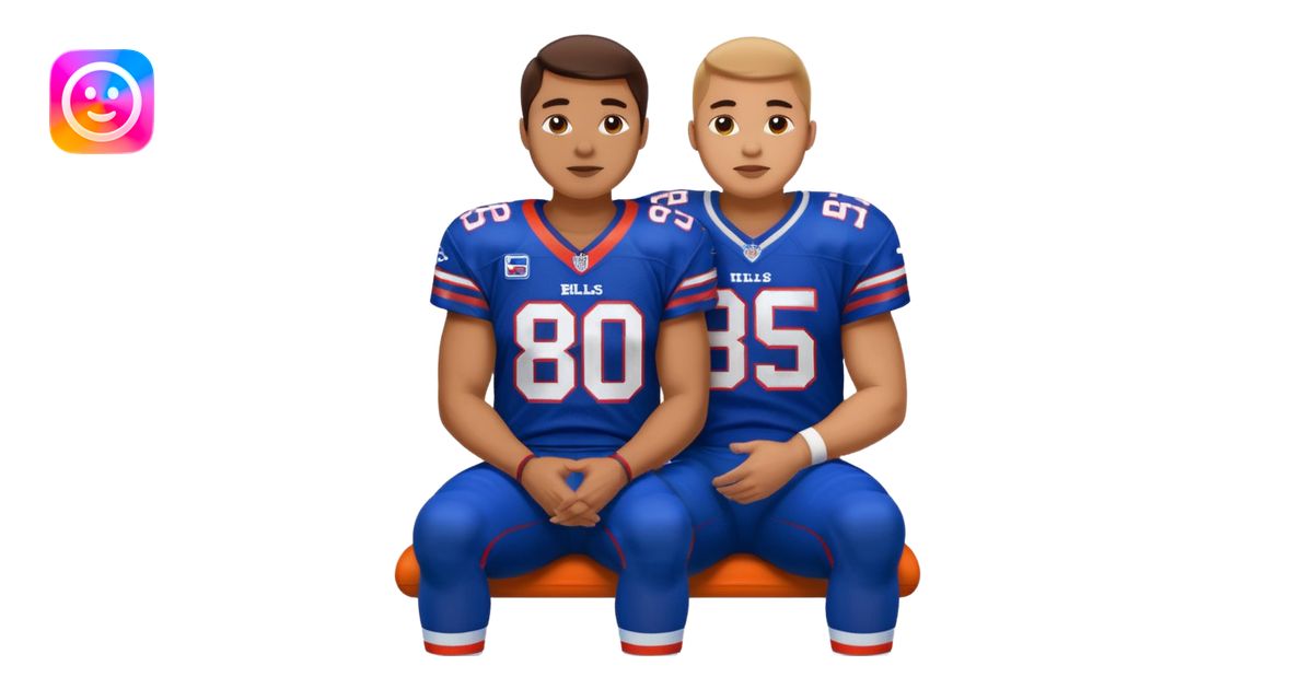 Denver bronco sitting on buffalo bill emoji | AI Emoji Generator