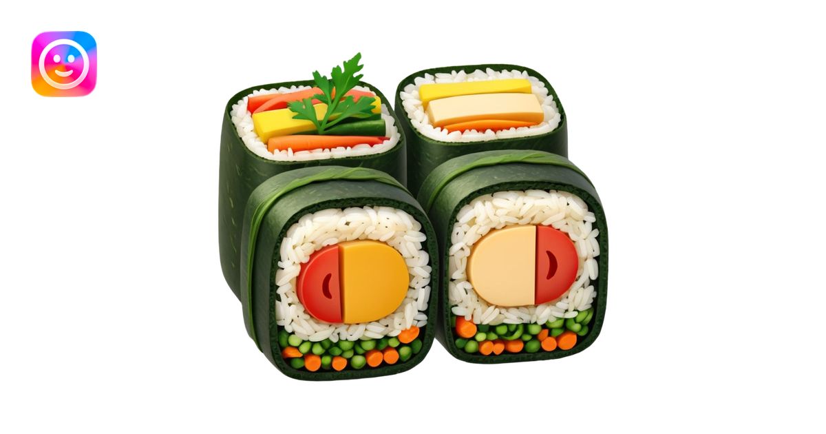 tofu kimbap single piece emoji | AI Emoji Generator
