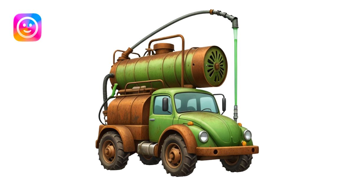 Bug sprayer car emoji | AI Emoji Generator