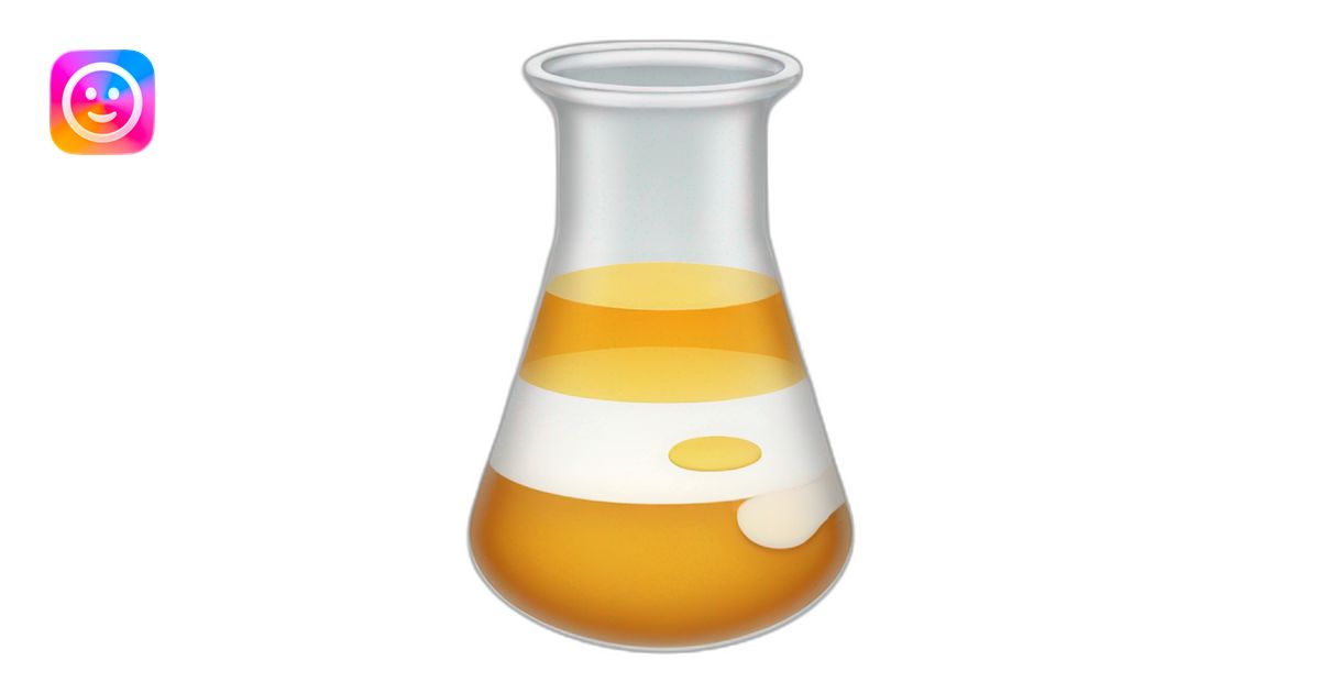 beaker with fluid emoji | AI Emoji Generator