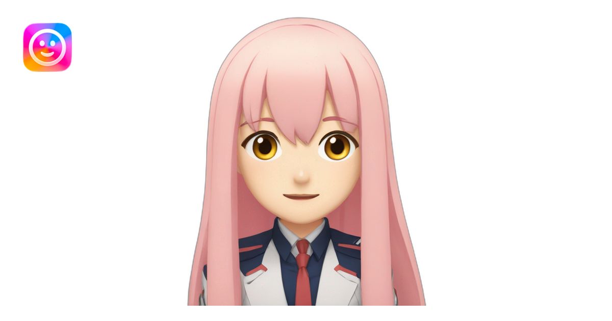 Darling in the franxx emoji | AI Emoji Generator