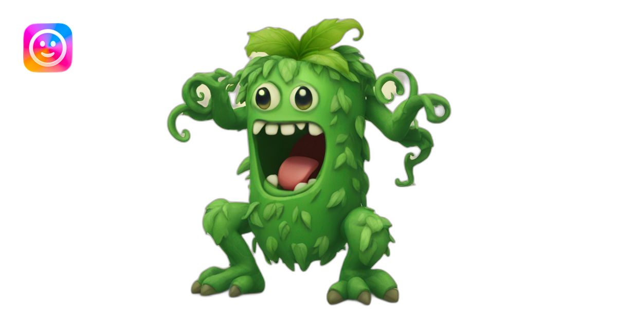 vine monster emoji | AI Emoji Generator