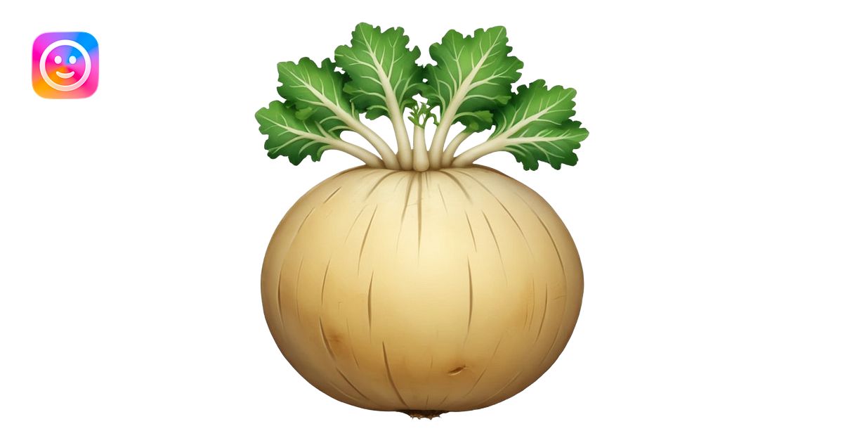 Turnip emoji | AI Emoji Generator