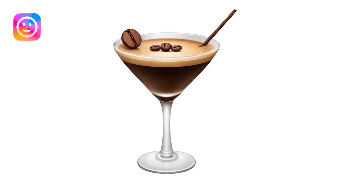 Espresso martini how do I put it in my insta caption emoji | AI Emoji ...