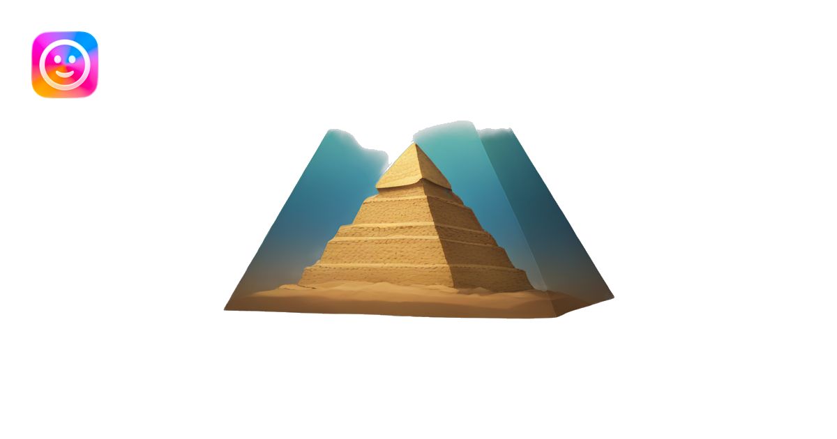 Pyramid emoji | AI Emoji Generator
