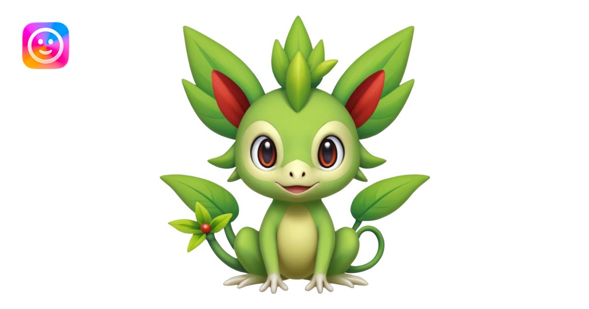 Fey Toony Sprigatito-Grookey-Celebi-Amaura-Grovyle-Shaymin-fusion ...