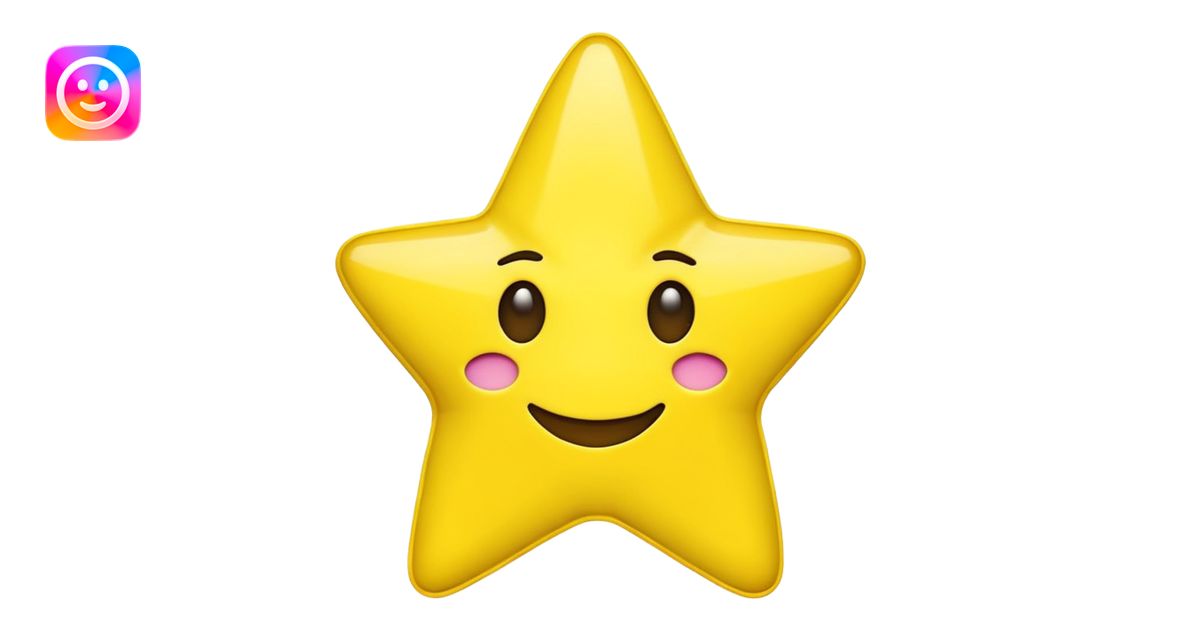 Snapchat star emoji emoji | AI Emoji Generator