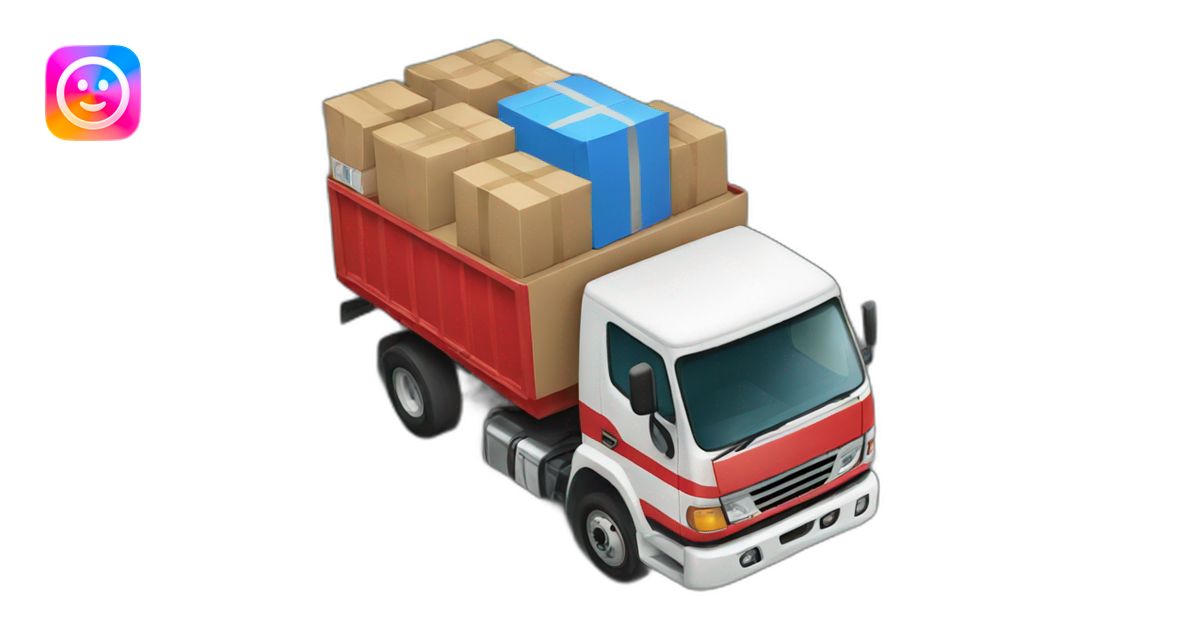 truck delivery emoji | AI Emoji Generator