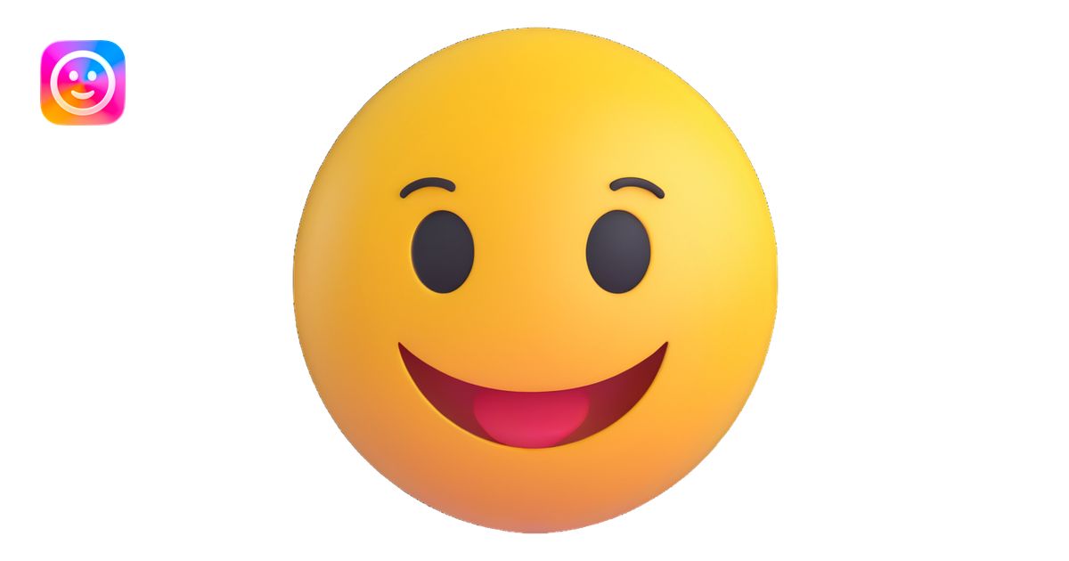 3D smiley emoji, round shape, friendly face, with the text "bro" emoji ...