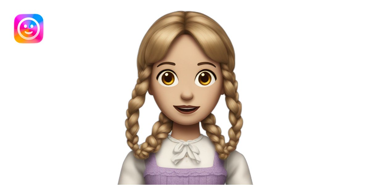 Annabelle conjuring movie doll emoji | AI Emoji Generator