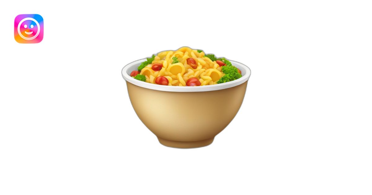 halal food in bowl emoji | AI Emoji Generator