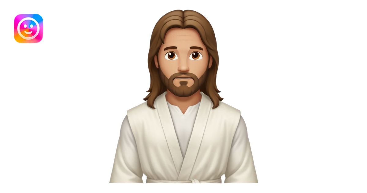 fullbody jesus christ jacked, sleeveless white unbottomed emoji | AI ...