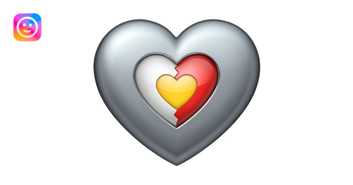 Sr inside heart emoji | AI Emoji Generator