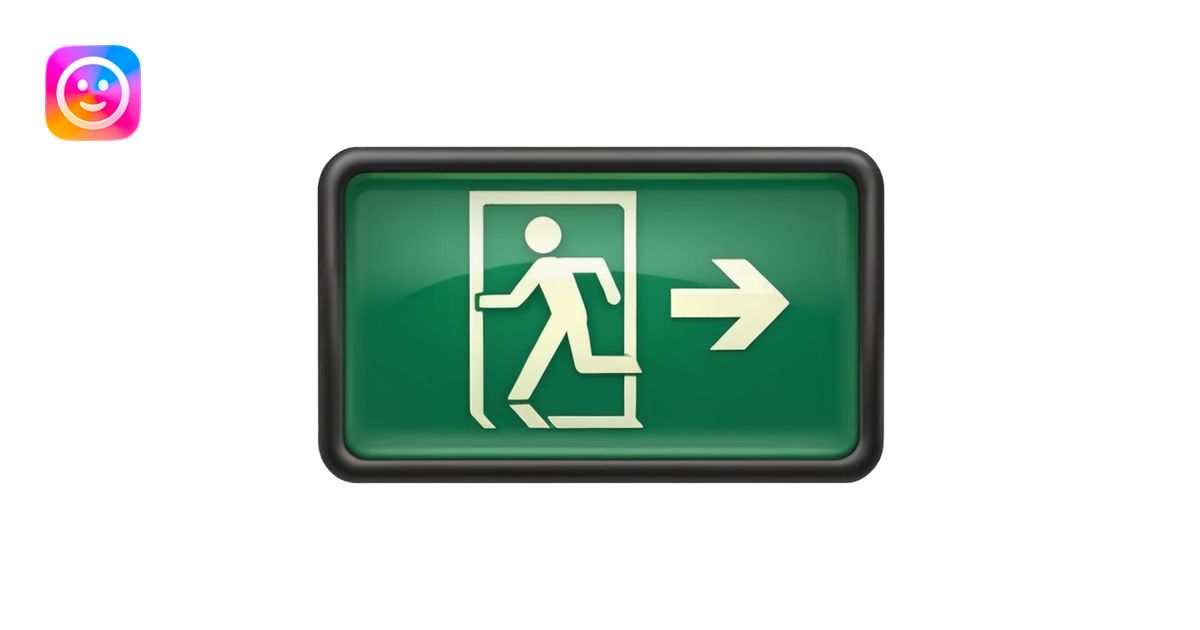 emergency exit emoji | AI Emoji Generator