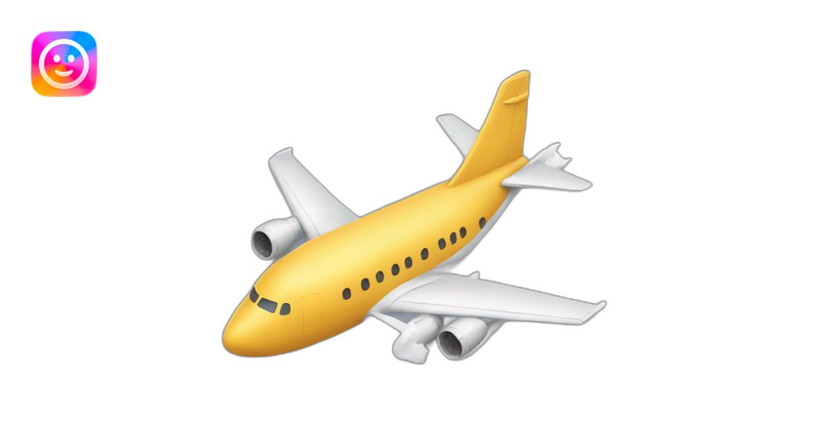 Plane with chicken wings emoji | AI Emoji Generator