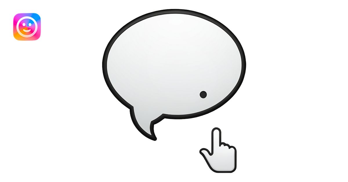 speech bubble mais ca part de droite emoji | AI Emoji Generator