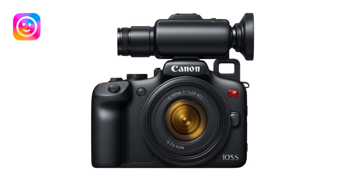 Create a canon r camera emoji | AI Emoji Generator