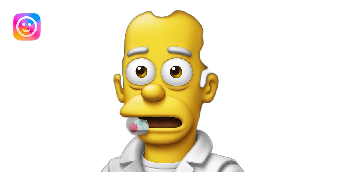 simpson drug emoji | AI Emoji Generator
