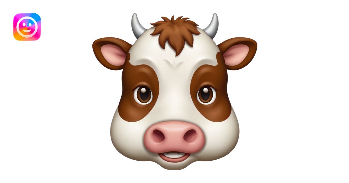 cow face emoji | AI Emoji Generator