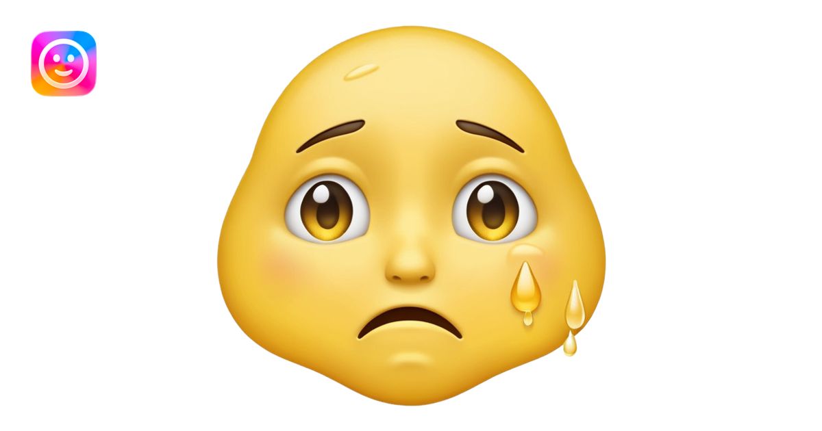 Make the Crying Emoji emoji | AI Emoji Generator