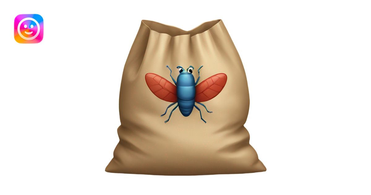 bugs in a bag emoji | AI Emoji Generator