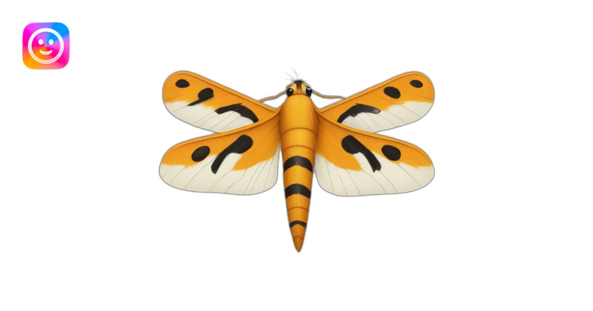 tiger moth emoji | AI Emoji Generator