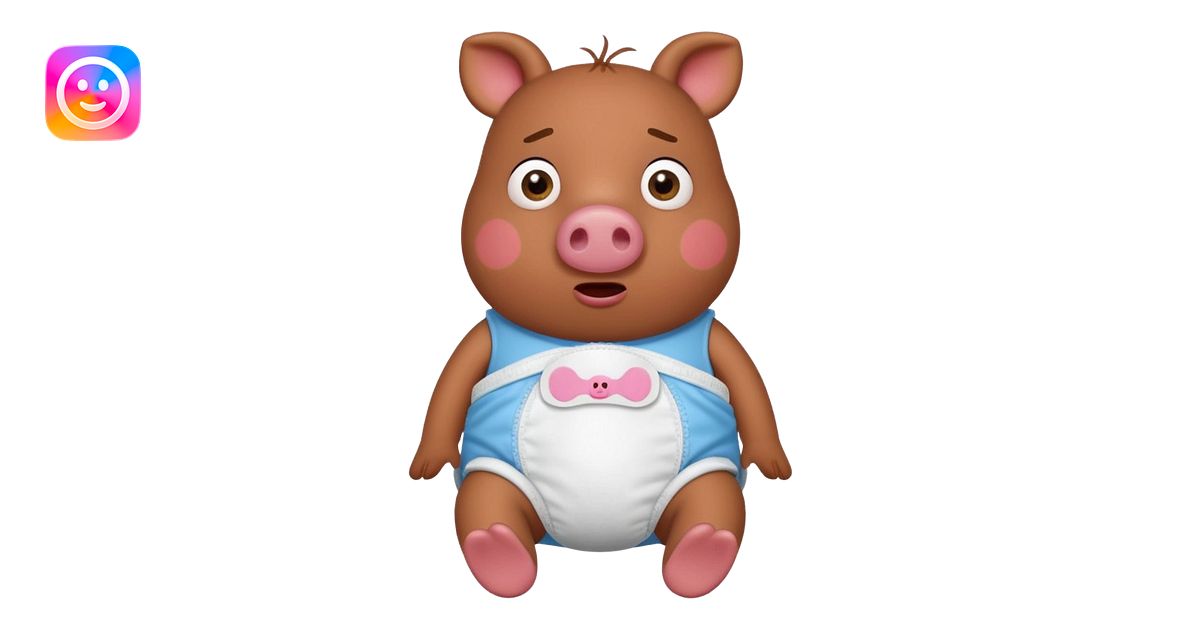 pepa pig kaka open snijd emoji | AI Emoji Generator