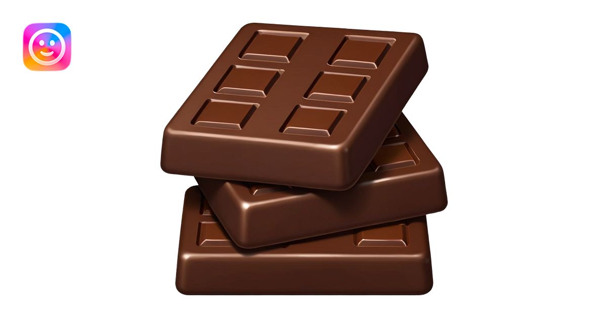 un réseau avec plusieurs chocolats reliés emoji | AI Emoji Generator