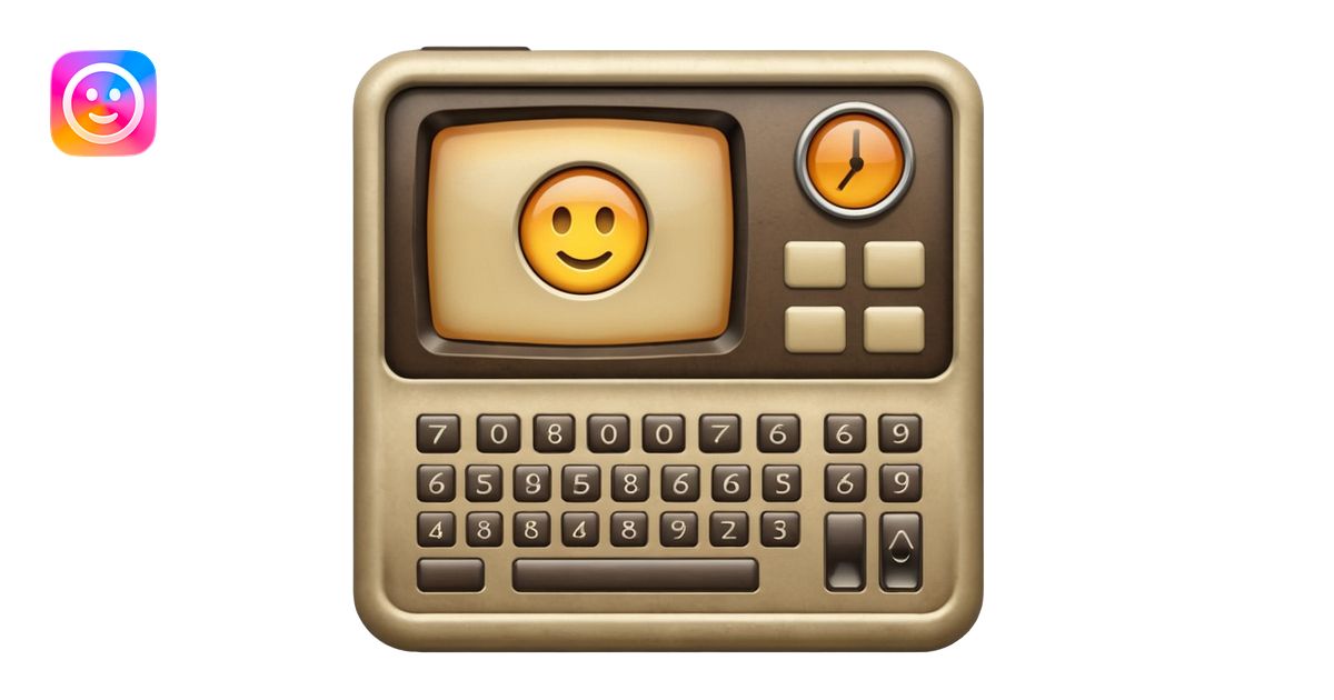1940s computer emoji | AI Emoji Generator