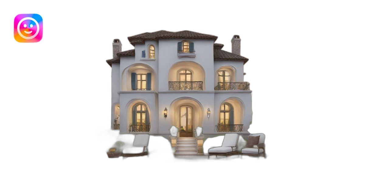 luxury real estate emoji | AI Emoji Generator