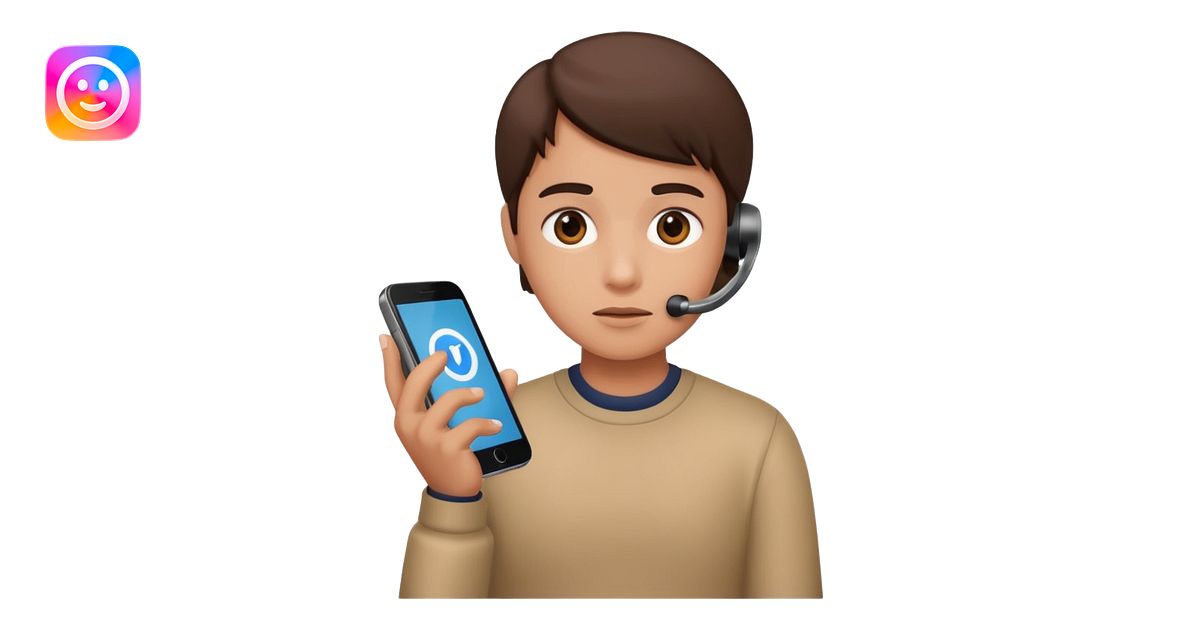 scrolling addiction phone emoji | AI Emoji Generator